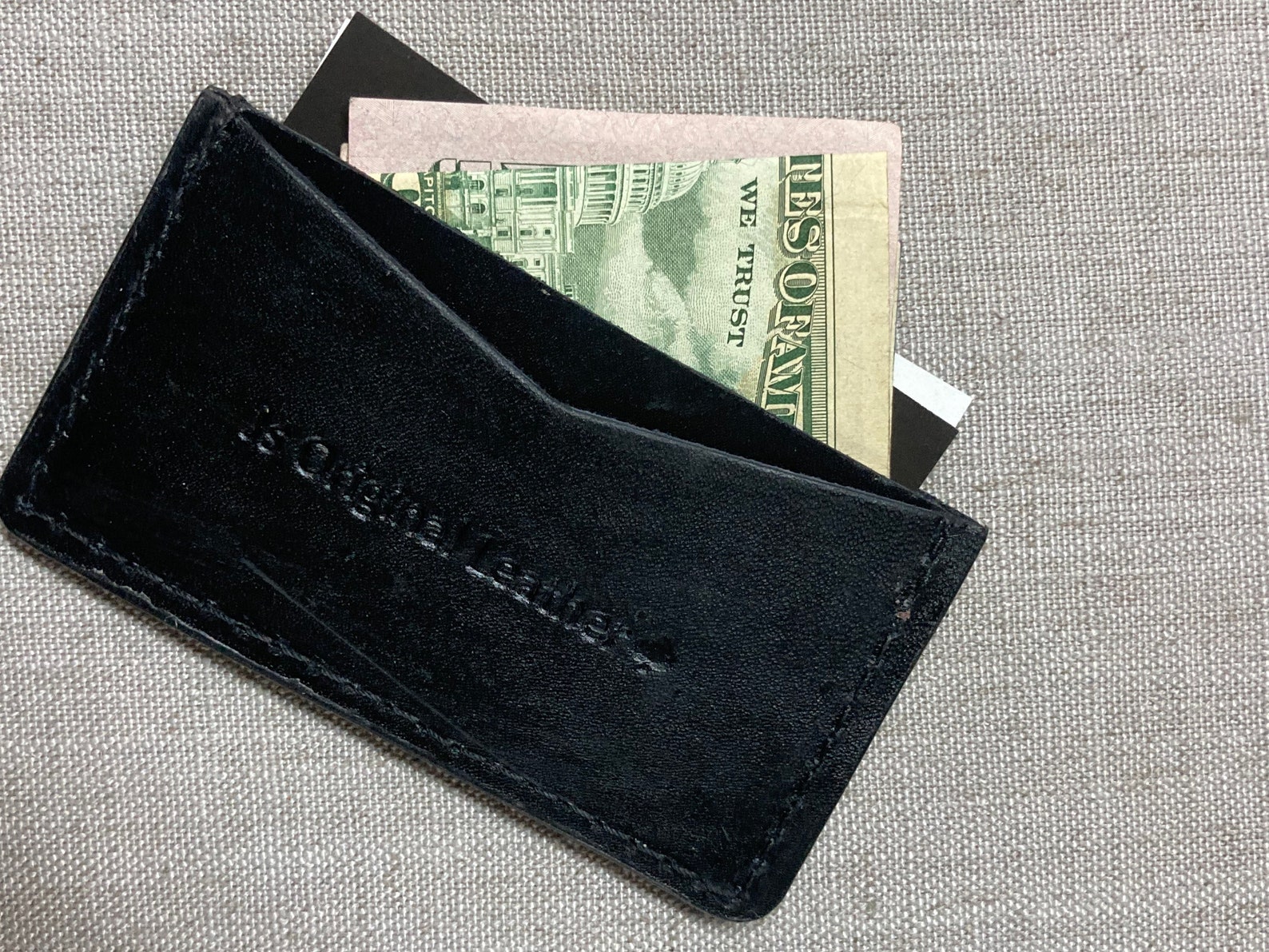 Warrant Officer Eagle Leather Card Wallet, Military Retirement Gift - Etsy