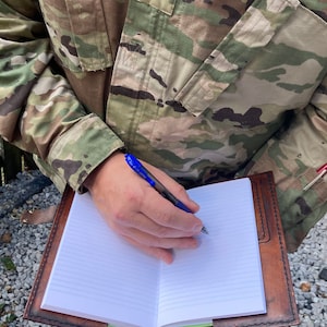 Custom Personalized Navy Chief Charge Book Leather Green Book - Etsy 日本