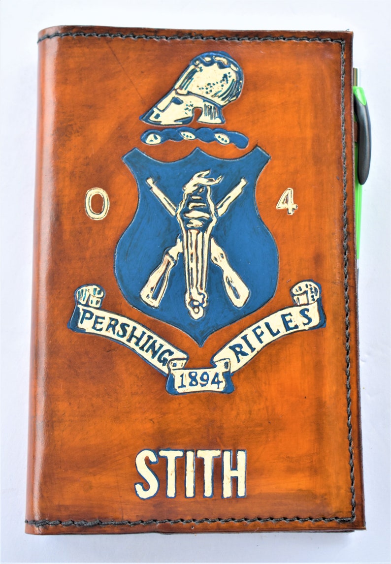 Handmade Leather Military Book Cover, Deployment Gift, Color Upgrade - Etsy