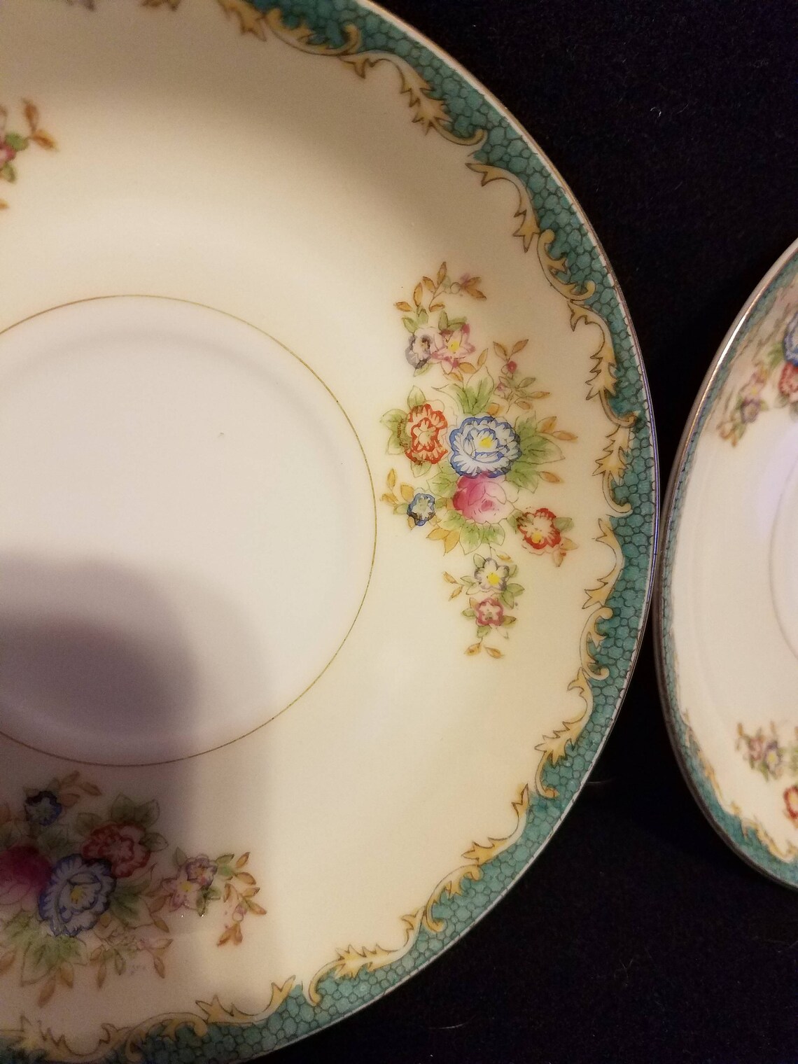 4 Vintage Hira China of Japan 5.5 Saucer Plates Floral | Etsy