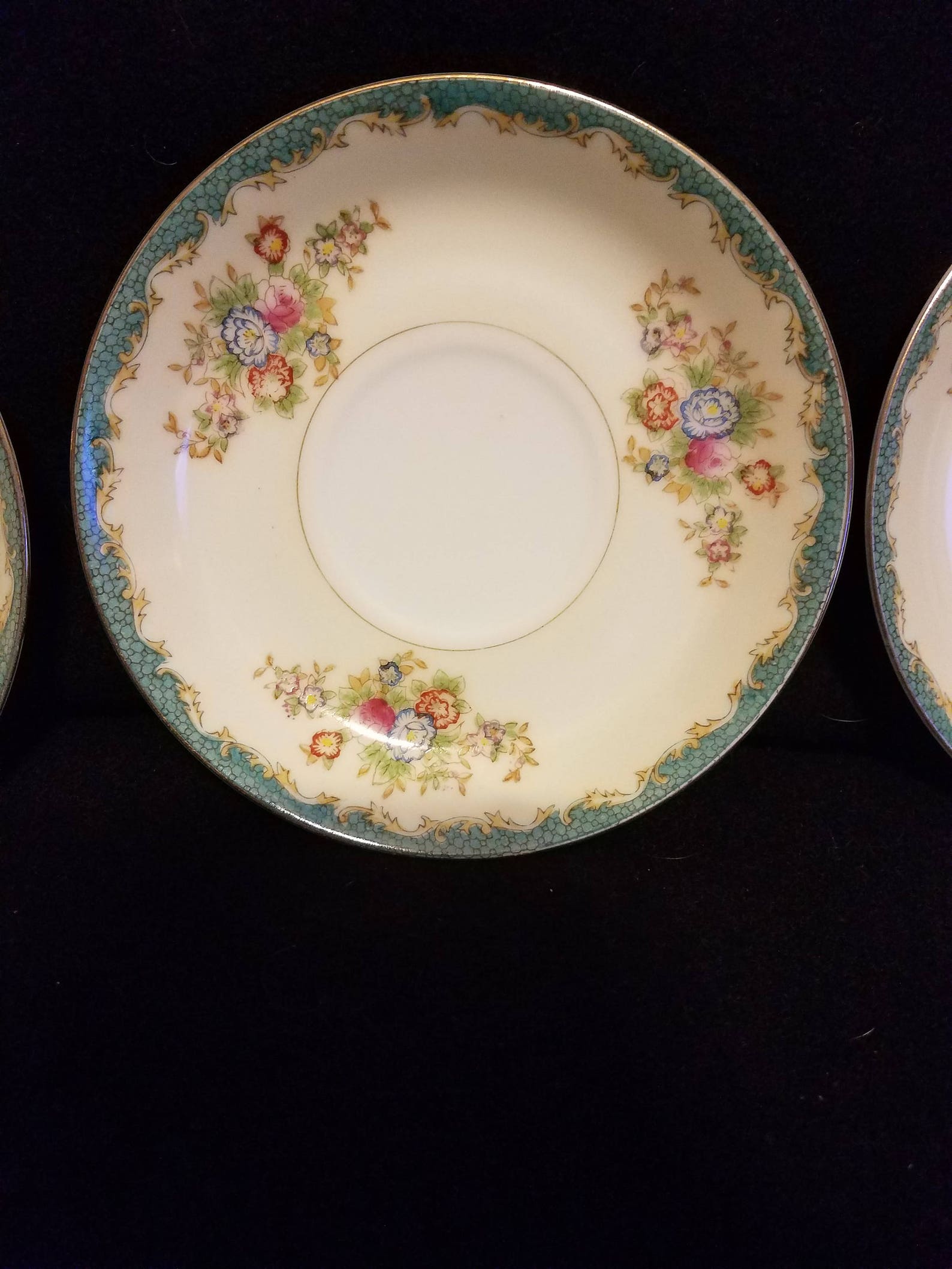 4 Vintage Hira China of Japan 5.5 Saucer Plates Floral | Etsy
