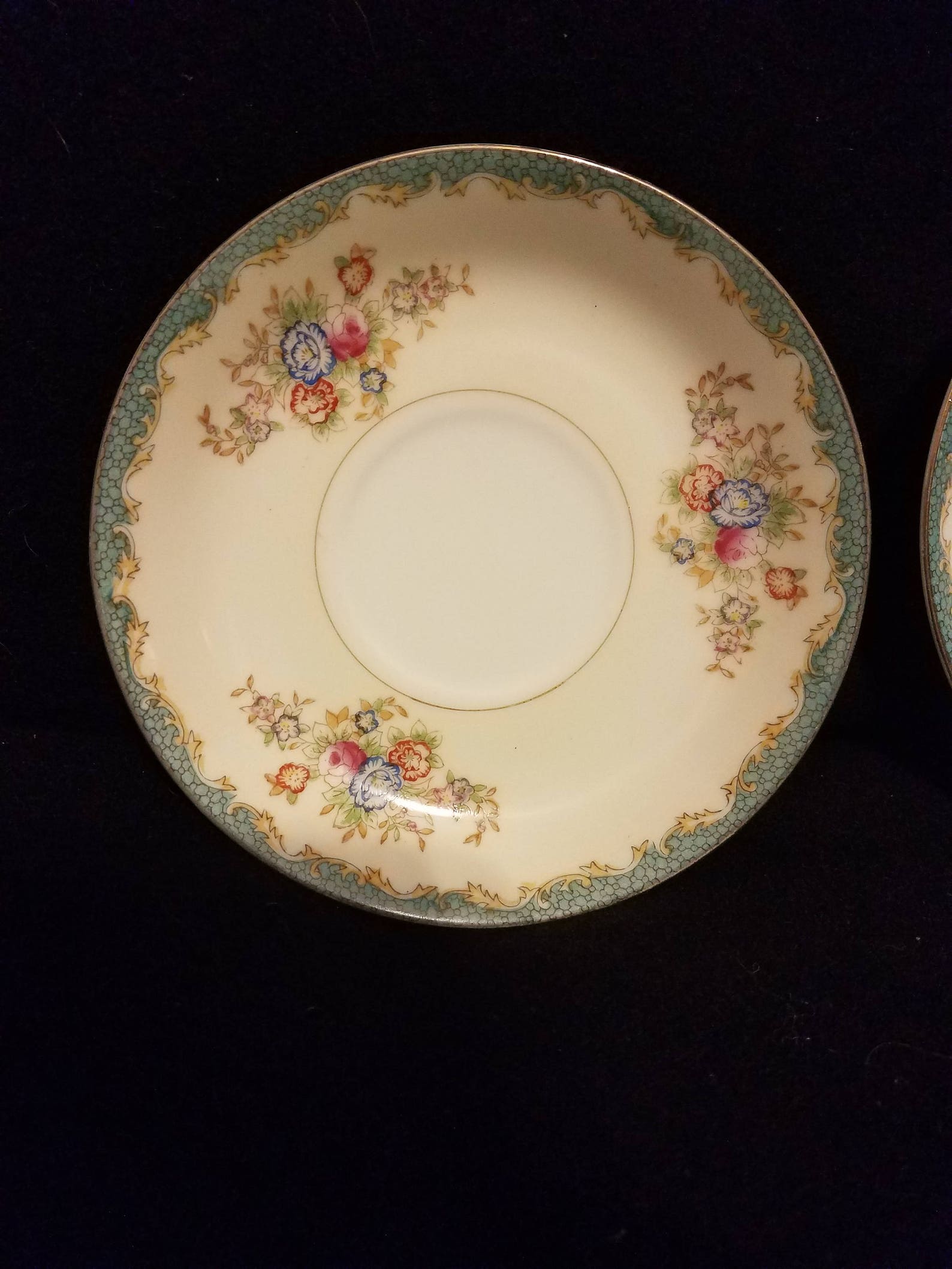 4 Vintage Hira China of Japan 5.5 Saucer Plates Floral | Etsy