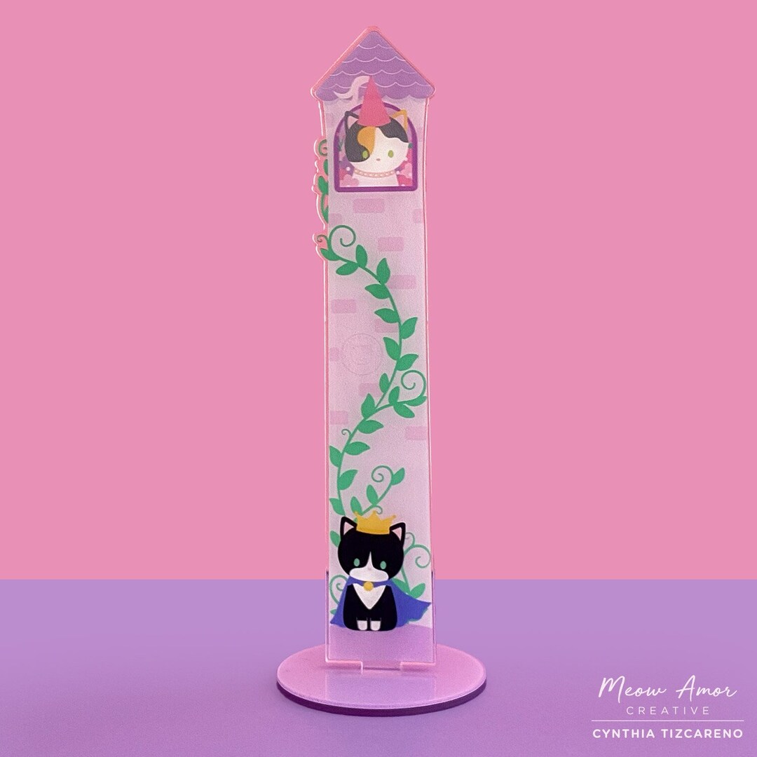 Princess Cat Tower Acrylic Washi Stand Washi Display - Etsy