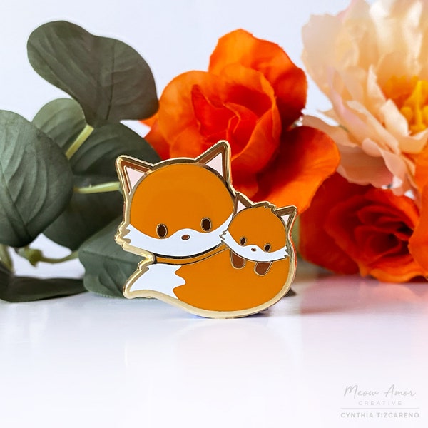 Fox Pin - Etsy
