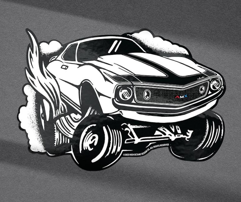 AMC Muscle Car Stickers - Etsy