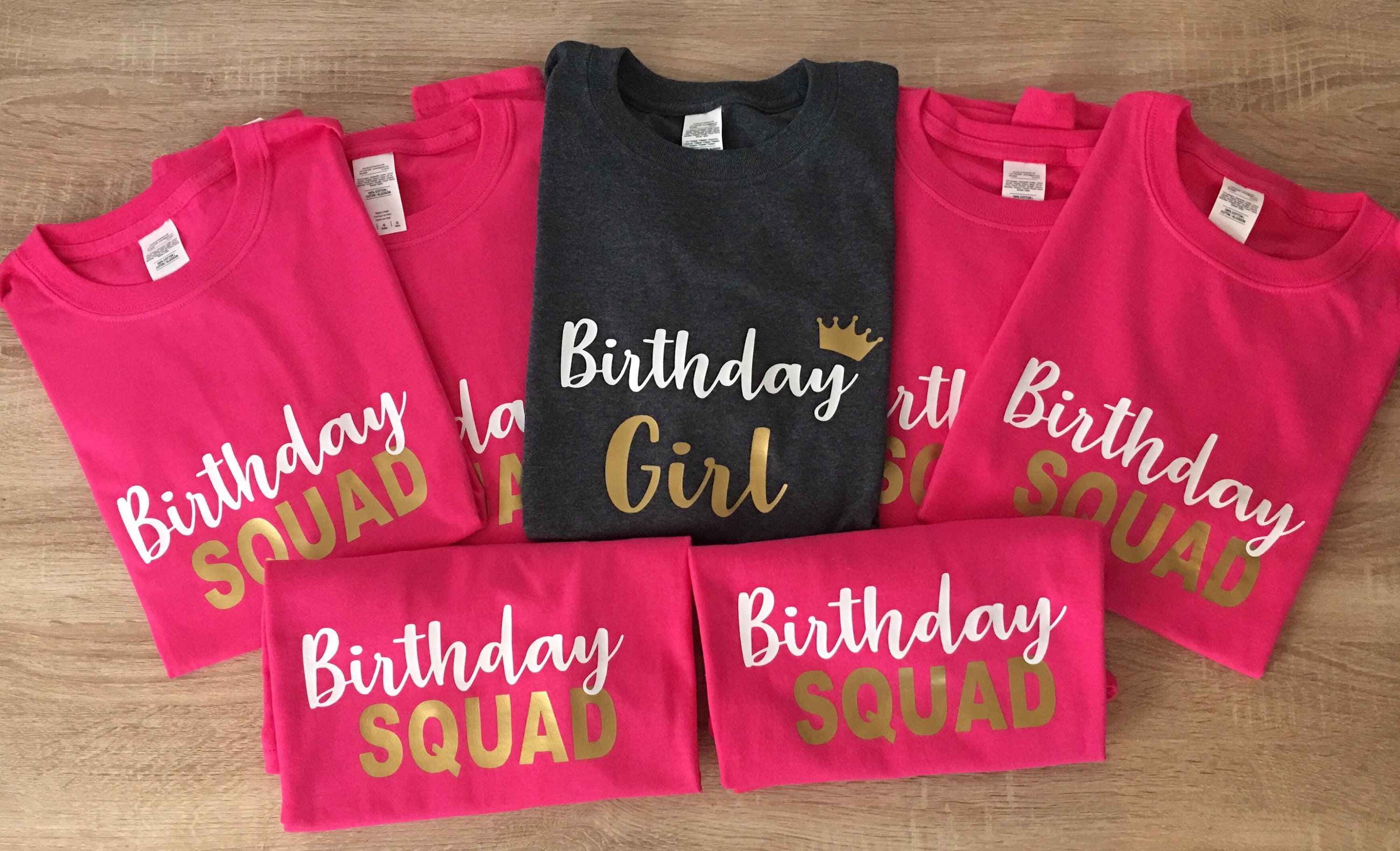 Birthday Crew Party Shirts Birthday Queen Girl Boy Party - Etsy