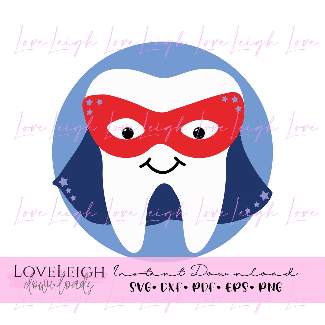 Tooth Fairy Hero SVG Cut File Layered Super Hero Tooth Fairy - Etsy
