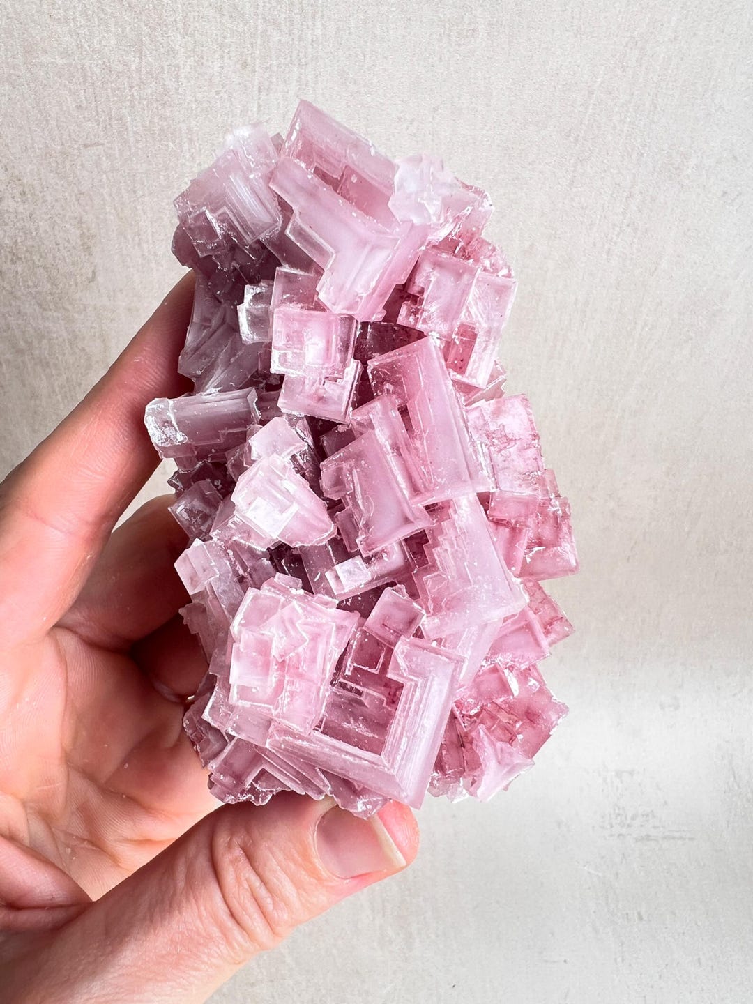 Pink Halite Crystal / Natural Salt Crystal / Searles Lake, CA - Etsy