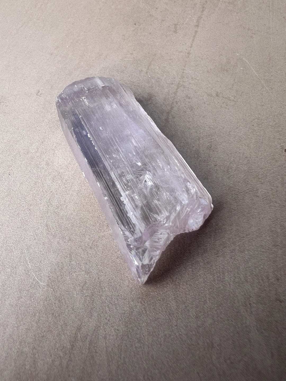 Kunzite Natural Crystal : Violet Spodumene From Afghanistan - Etsy