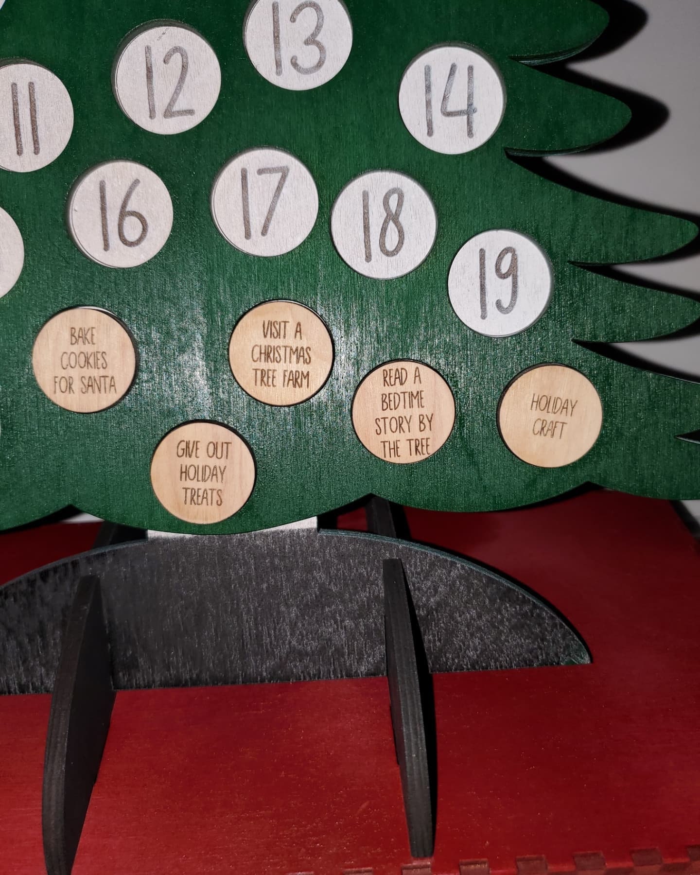 Digital File: Holiday Activity Advent Tree - Etsy