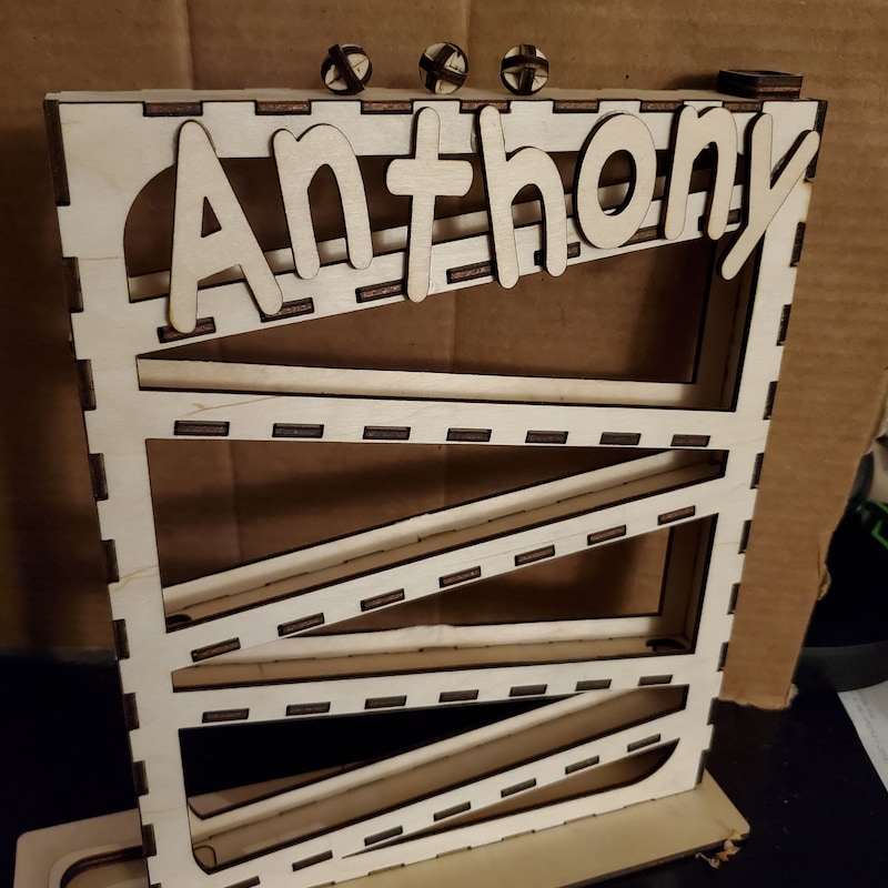 Laser Cut Marble Run - Etsy