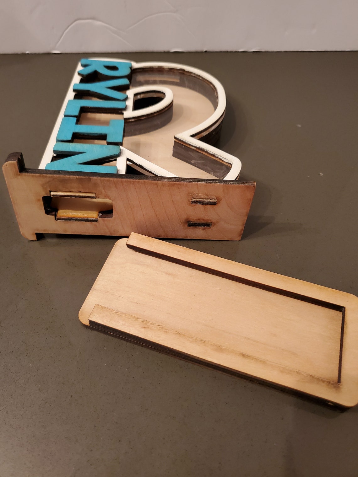Custom Letter Banks With Sliding Base - Etsy