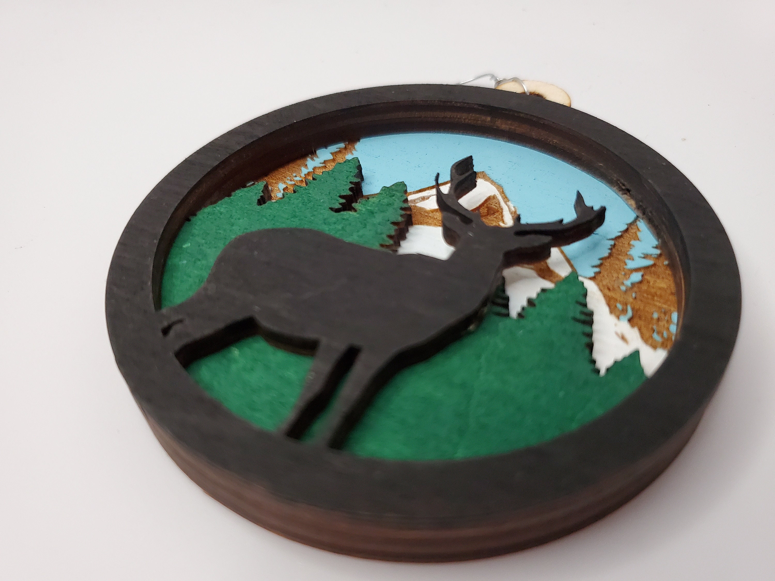 Layered Wood Ornaments - Etsy