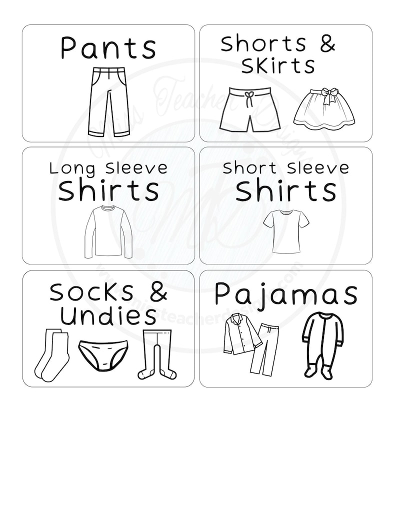 DIGITAL FILE * Baby/toddler/child Printable Dresser Labels - Organize ...