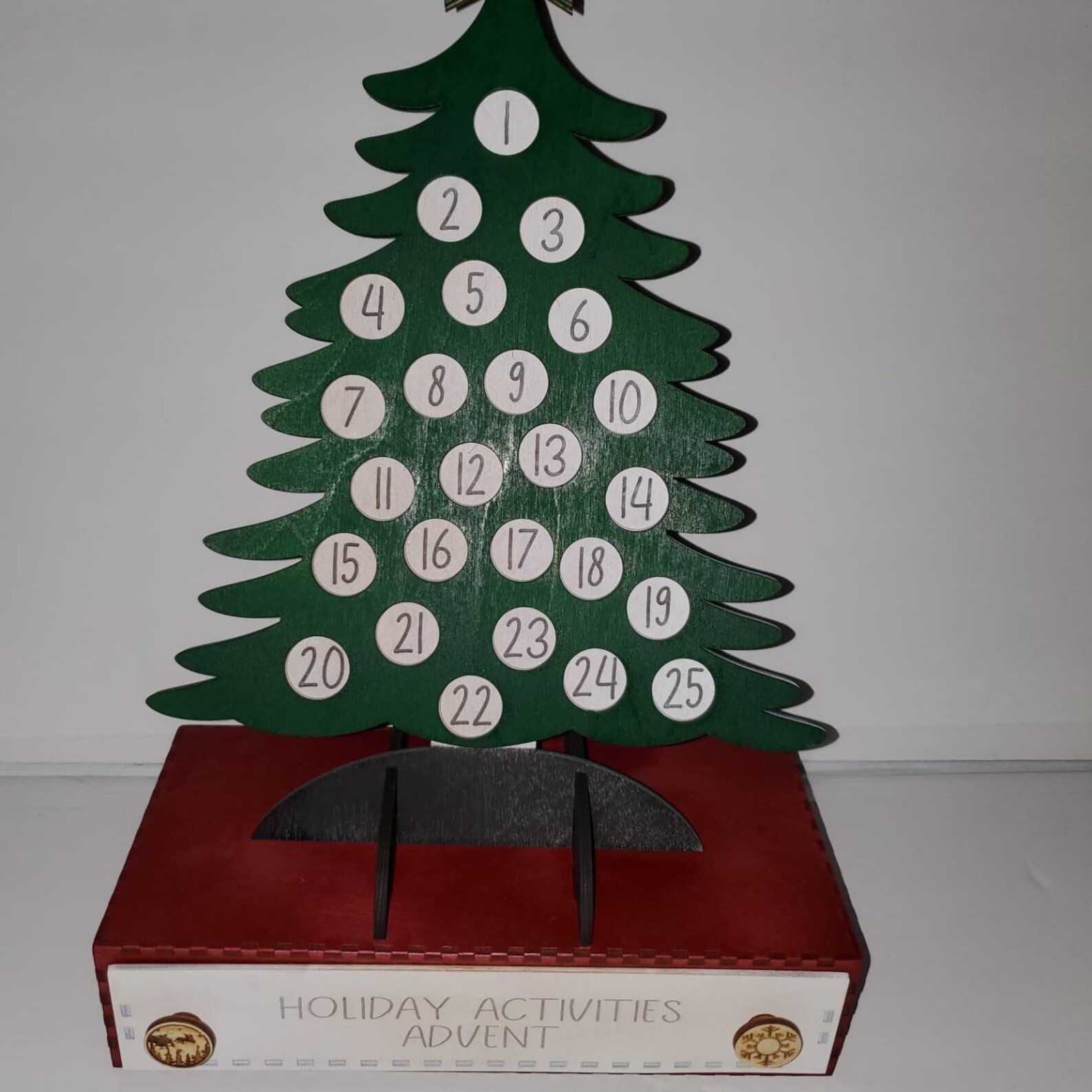 Digital File: Holiday Activity Advent Tree - Etsy