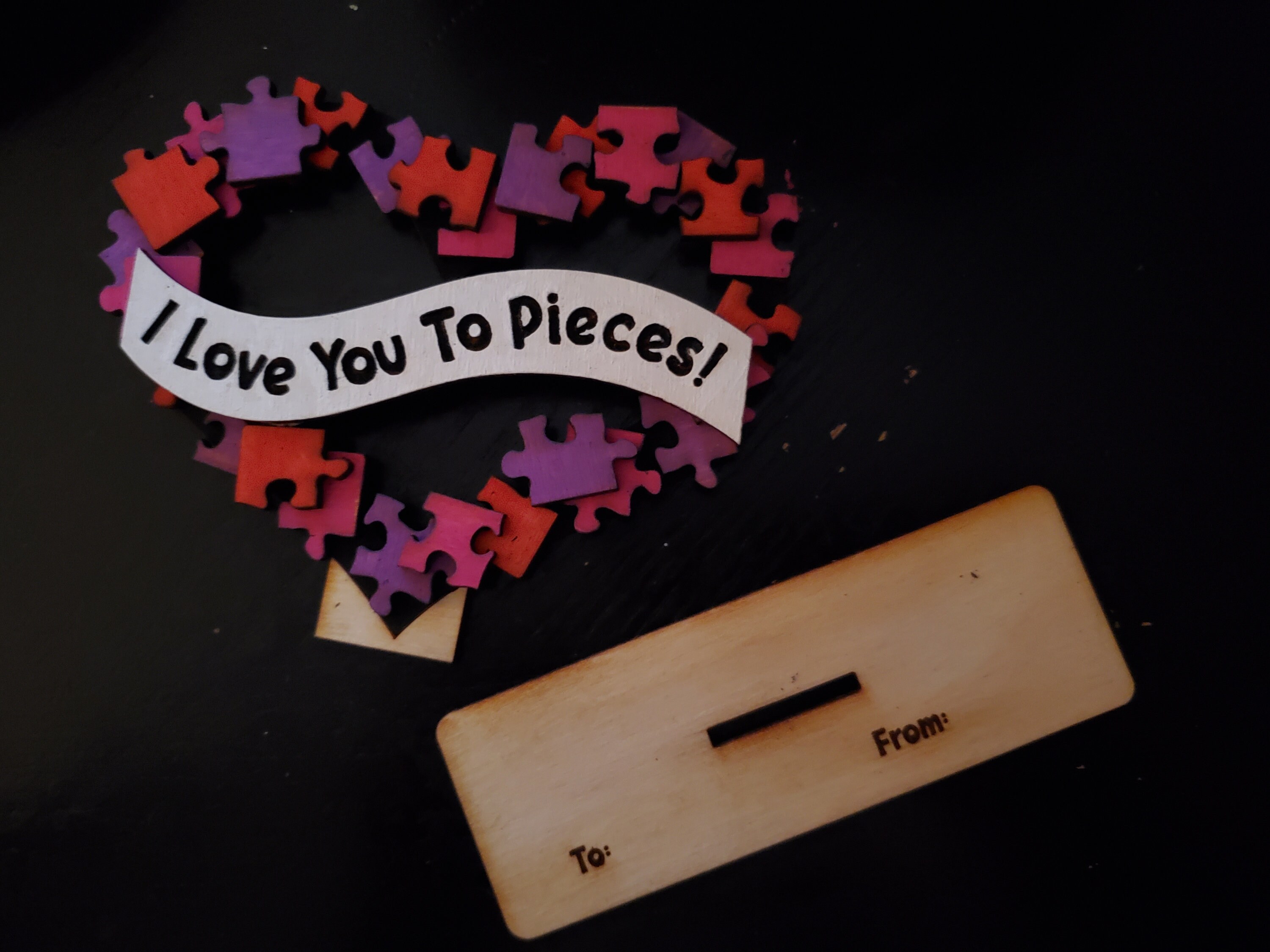 I Love You to Pieces - DIY Craft Kit - Etsy