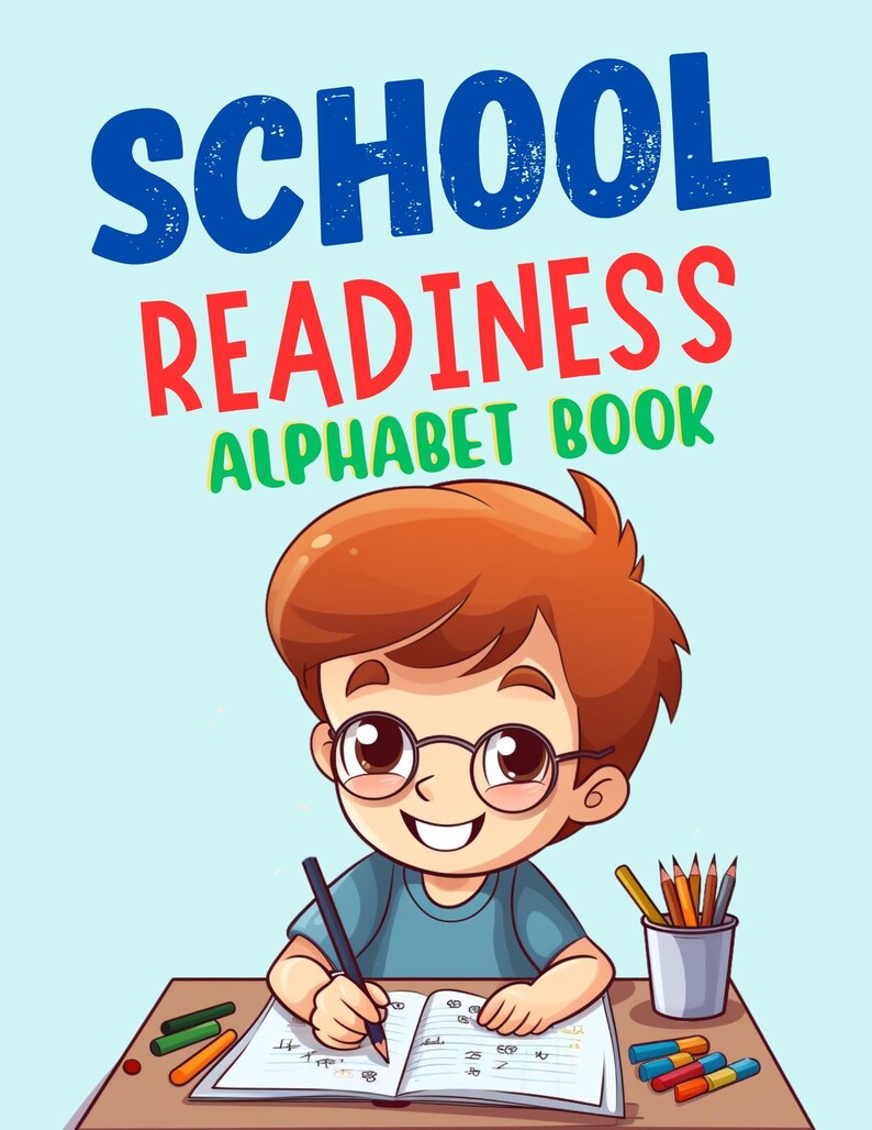 School Readiness Alphabet Book - Etsy
