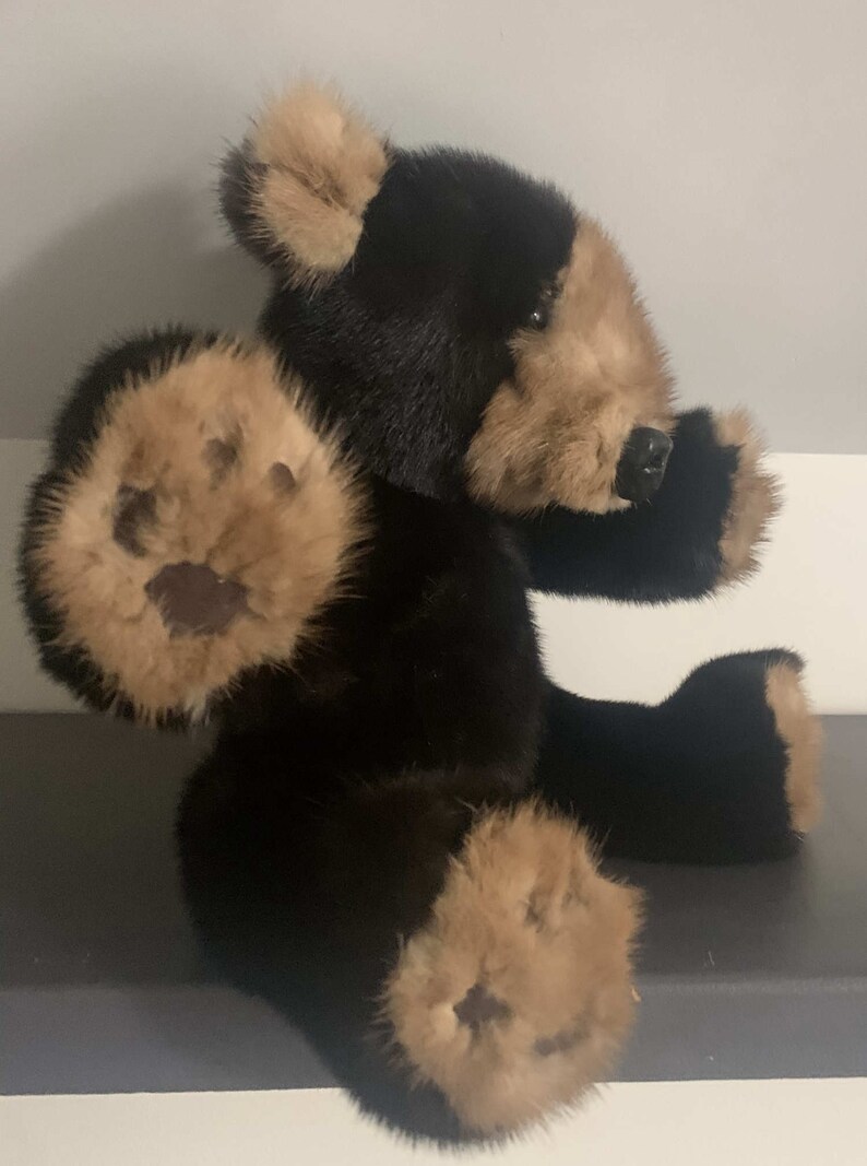 Genuine Mink Black Bear - Etsy