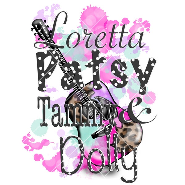 Patsy Dolly Loretta Tammy Svg - Etsy