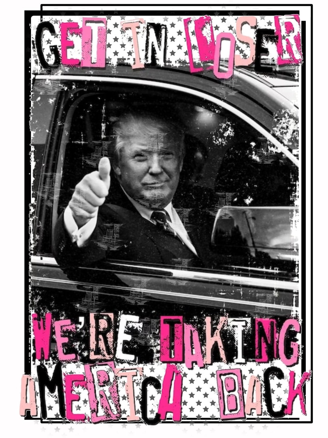 Trump Daddy Tshirt Design Png DTF Sublimation Presidential Donald ...