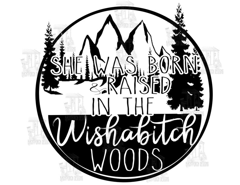Wish a Bish Woods Sublimation Tshirt Design Svg Png Digital - Etsy