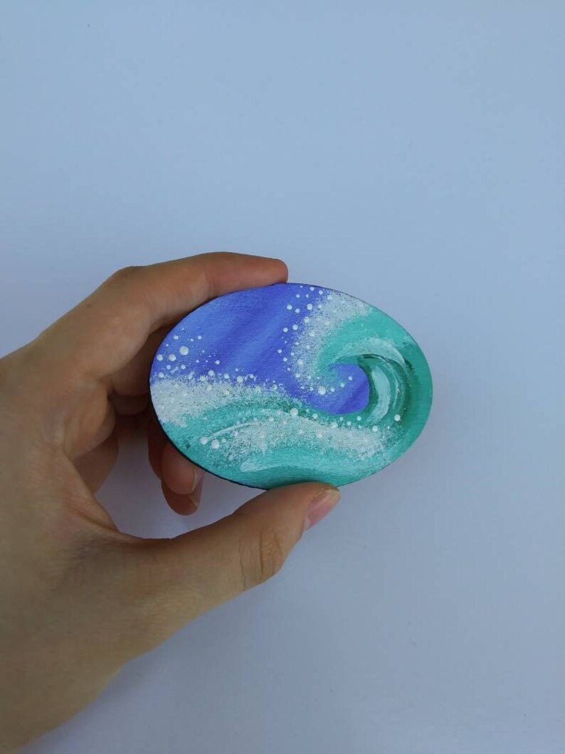 Ocean art ocean painting wave art wave painting | Etsy