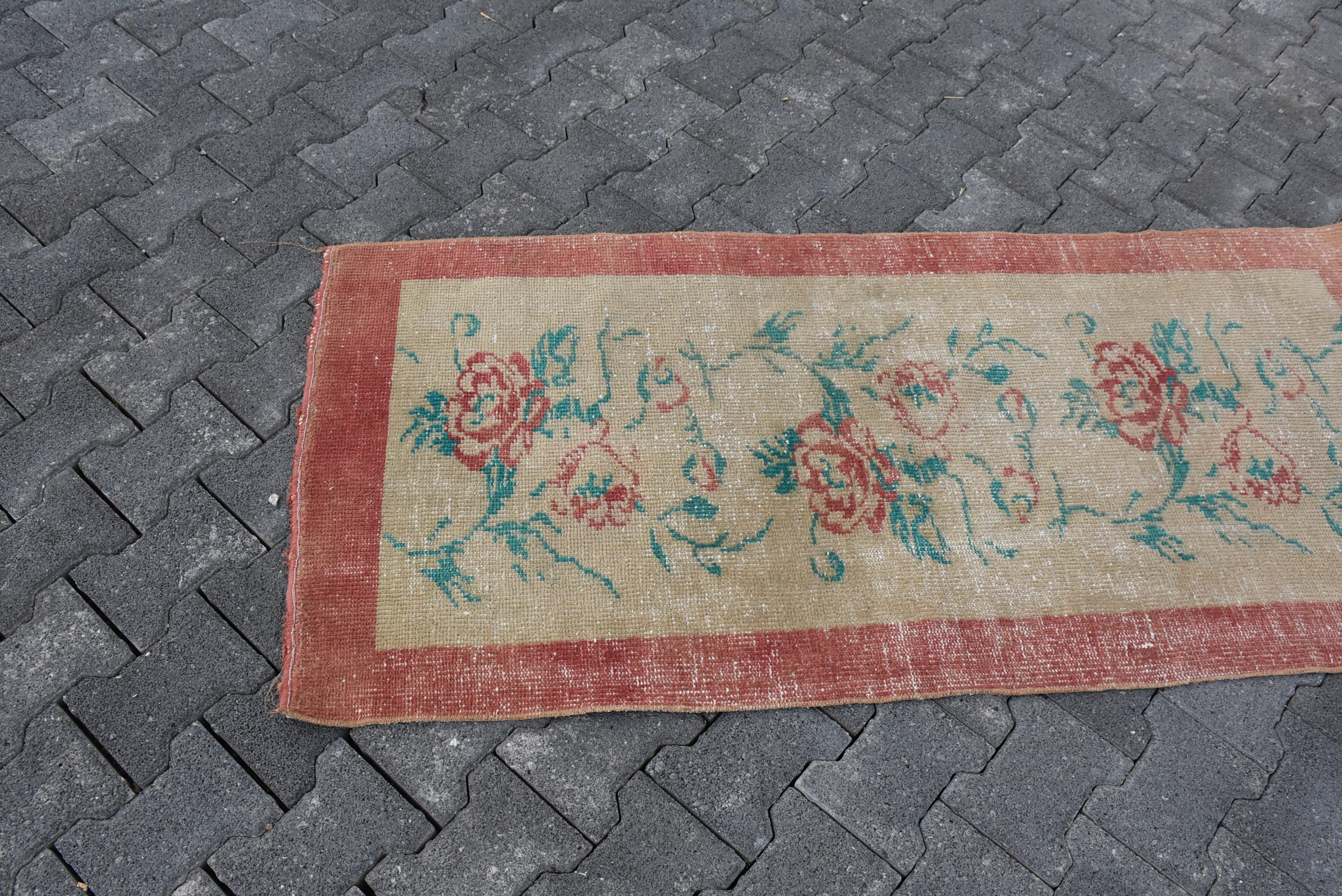 Vinatge Floral Rug 2.7x5.8 ft farmhouse rug Floral Rug | Etsy