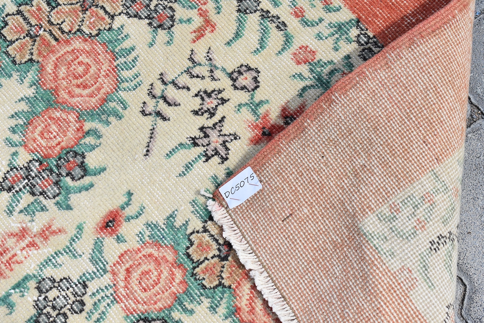 FREE SHIPPING turkish area rug vintage rug 3.9 x 7.0 ft | Etsy