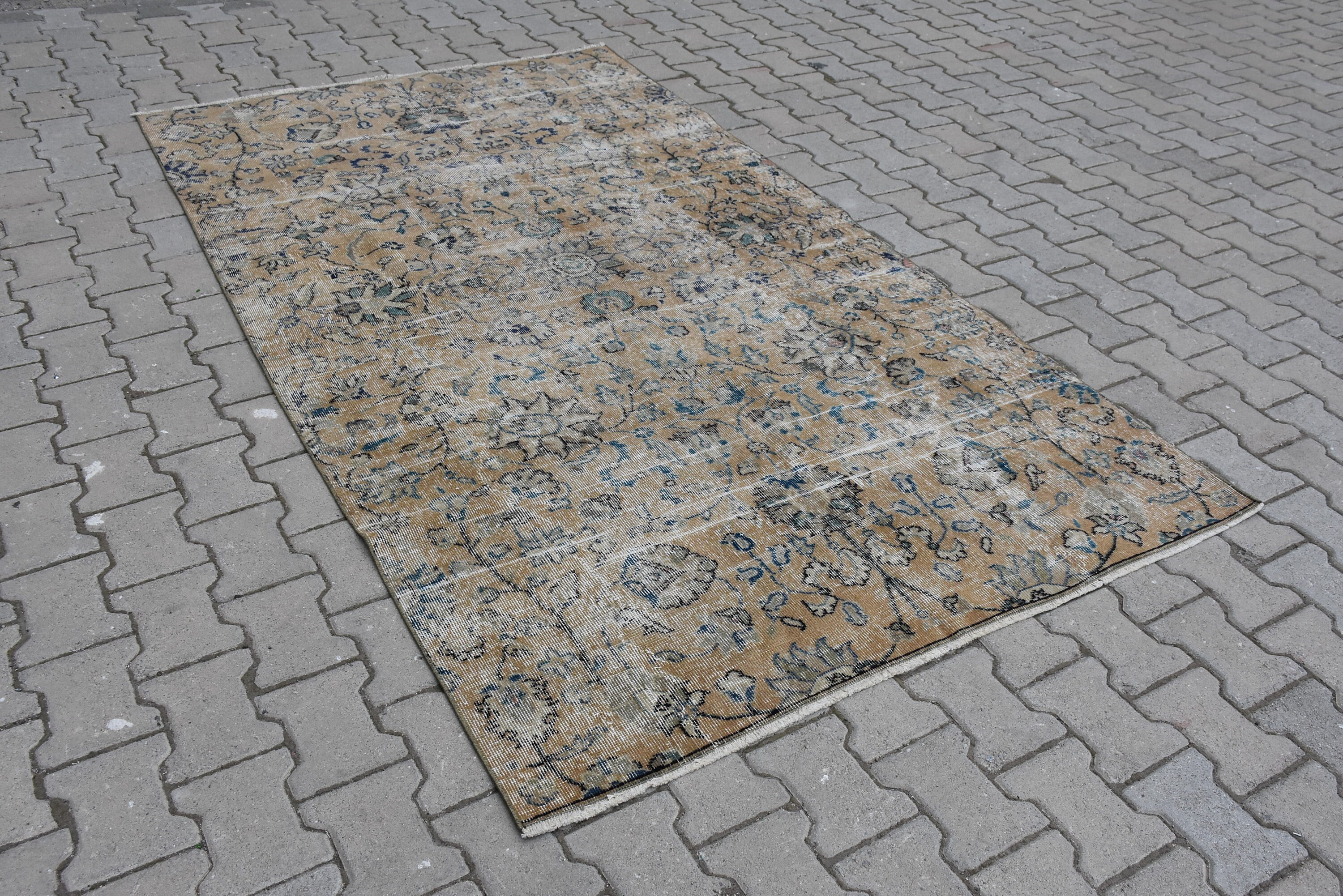 Oushak rug Turkish area rug Vintage rug Handmade wool rug | Etsy