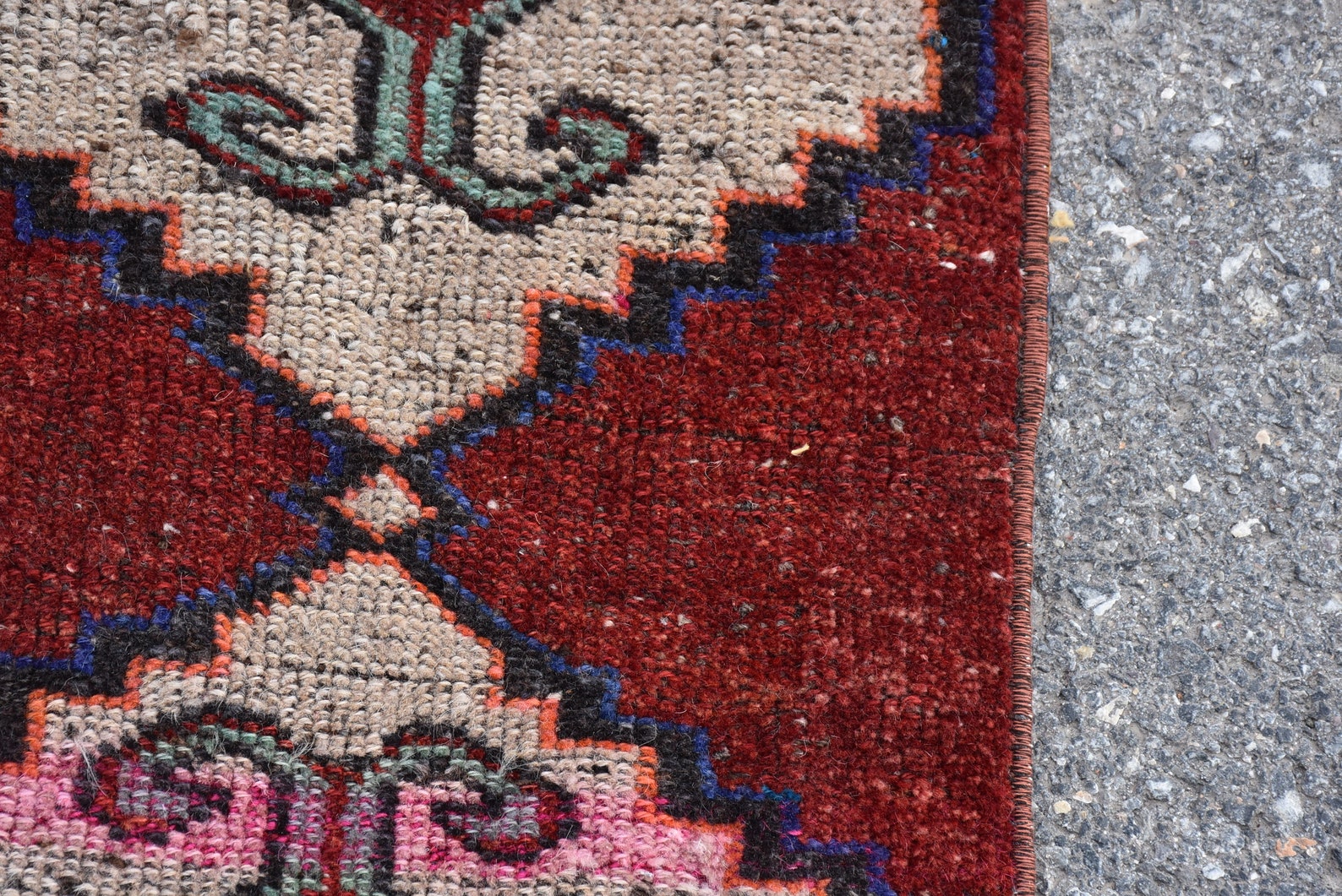 Red Area Rug, Home Decoration, Turkish Doormat, Vintage Rug, Small Rug ...