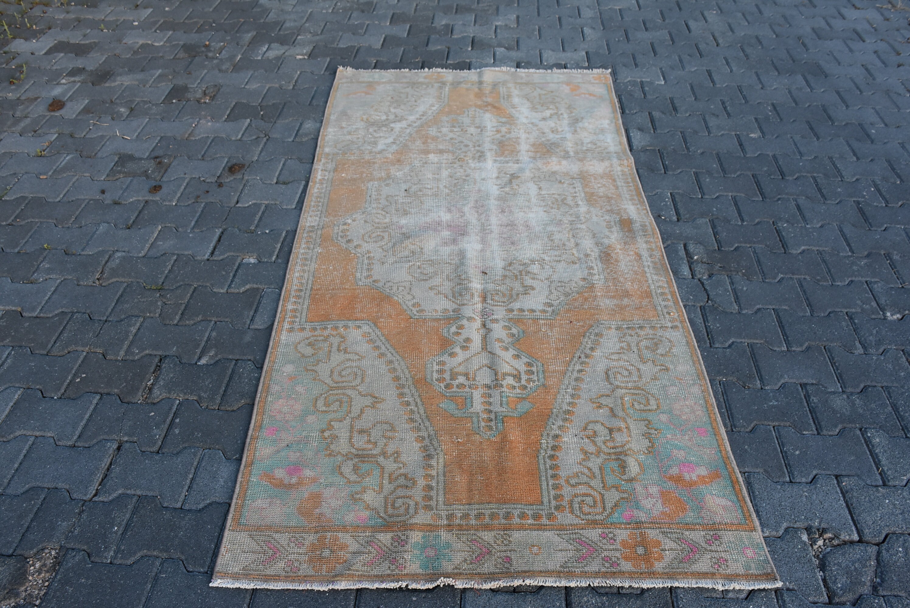 Handmade vintage turkish rug bohemian area rug aztec rug | Etsy