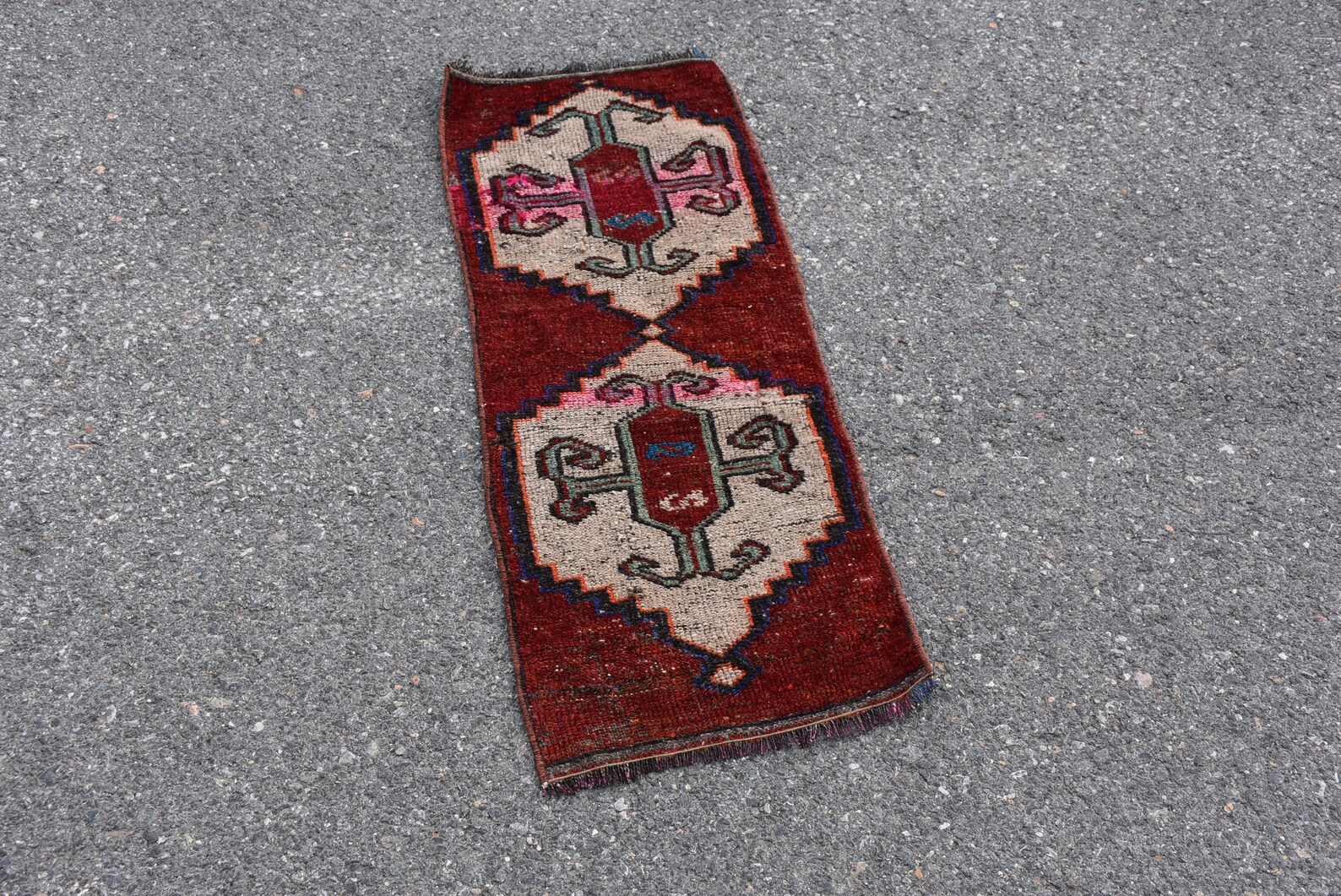 Red Area Rug, Home Decoration, Turkish Doormat, Vintage Rug, Small Rug ...