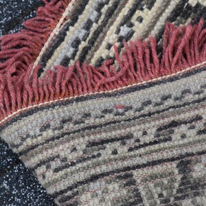 Muted Runner Rug Vintage Hallway Runner Rug Handknotted Rug 4.5 X 10.8 ...