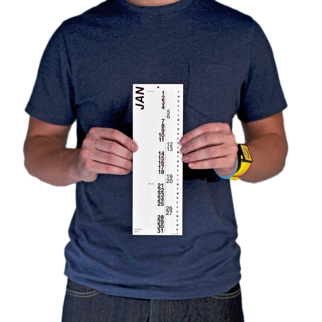 2026 Desk Calendar - Cubicle-sized Minimal Calendar for Home & Office ...