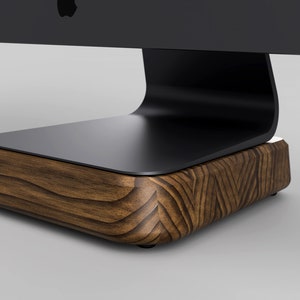 Real Wood Imac® Stand, Riser for Imac® Computer Display Stand Solid ...