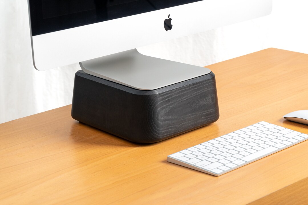 Real Wood Imac® Stand, Riser for Imac® Computer Display Stand Solid ...
