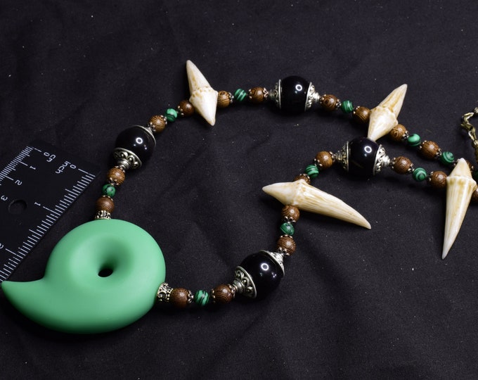 Giant Color Changing Magatama, Large Magatama, Focal Bead, Japanese ...