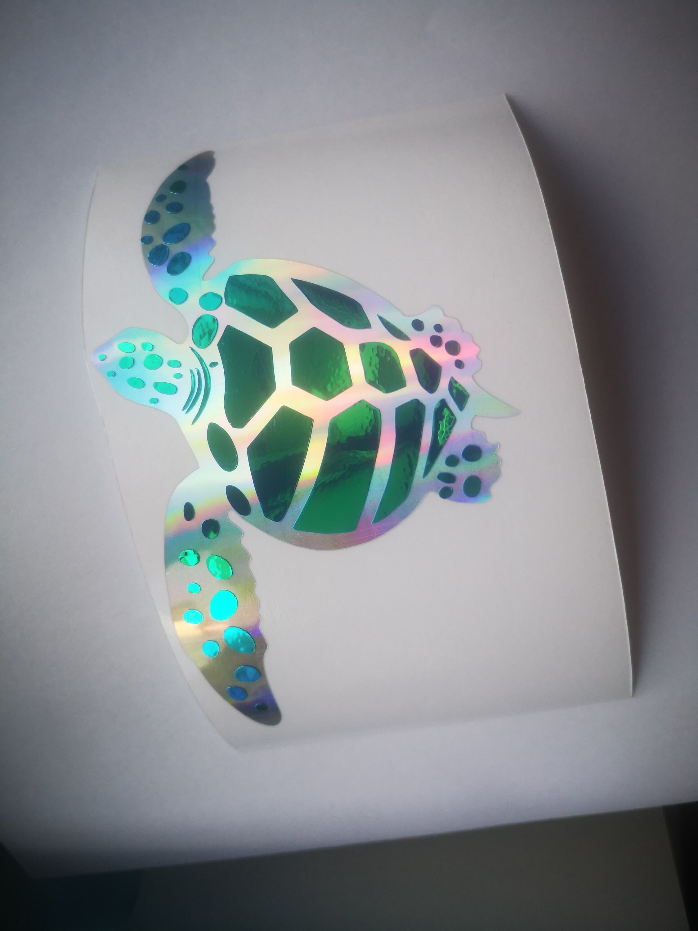 Sea Turtle Decal, Color Changing Sticker, Car Decals, Iridescent Vinyl ...