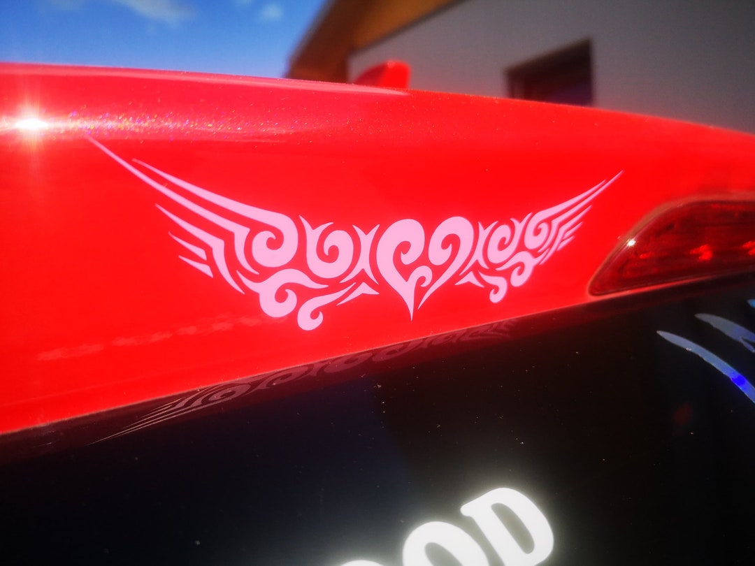 Y2k Stickers, Car Decals, Vinyl Decals, Tribal Tattoo Heart Sticker ...