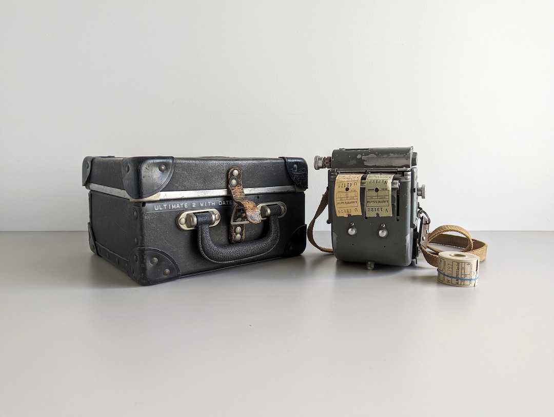 Original Vintage Ultimate Bus Ticket Machine With Box, Made in England ...