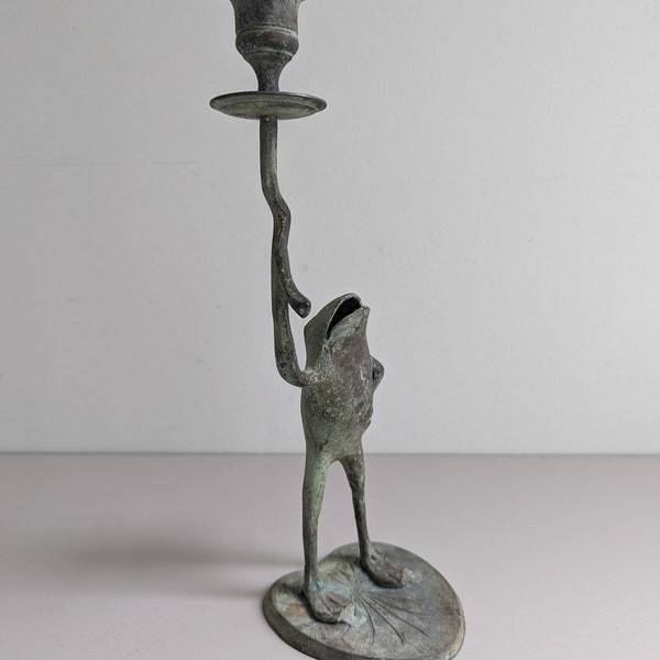 Frog Candlestick - Etsy