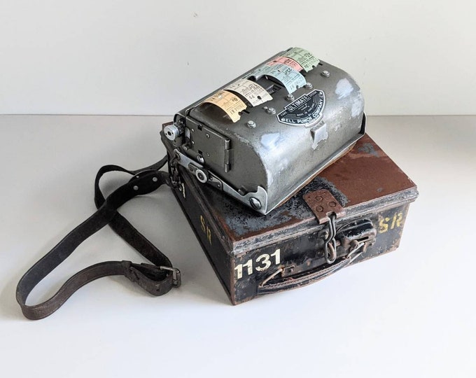 Vintage Fare Ultimate System Ticket Machine With Original Metal Case ...