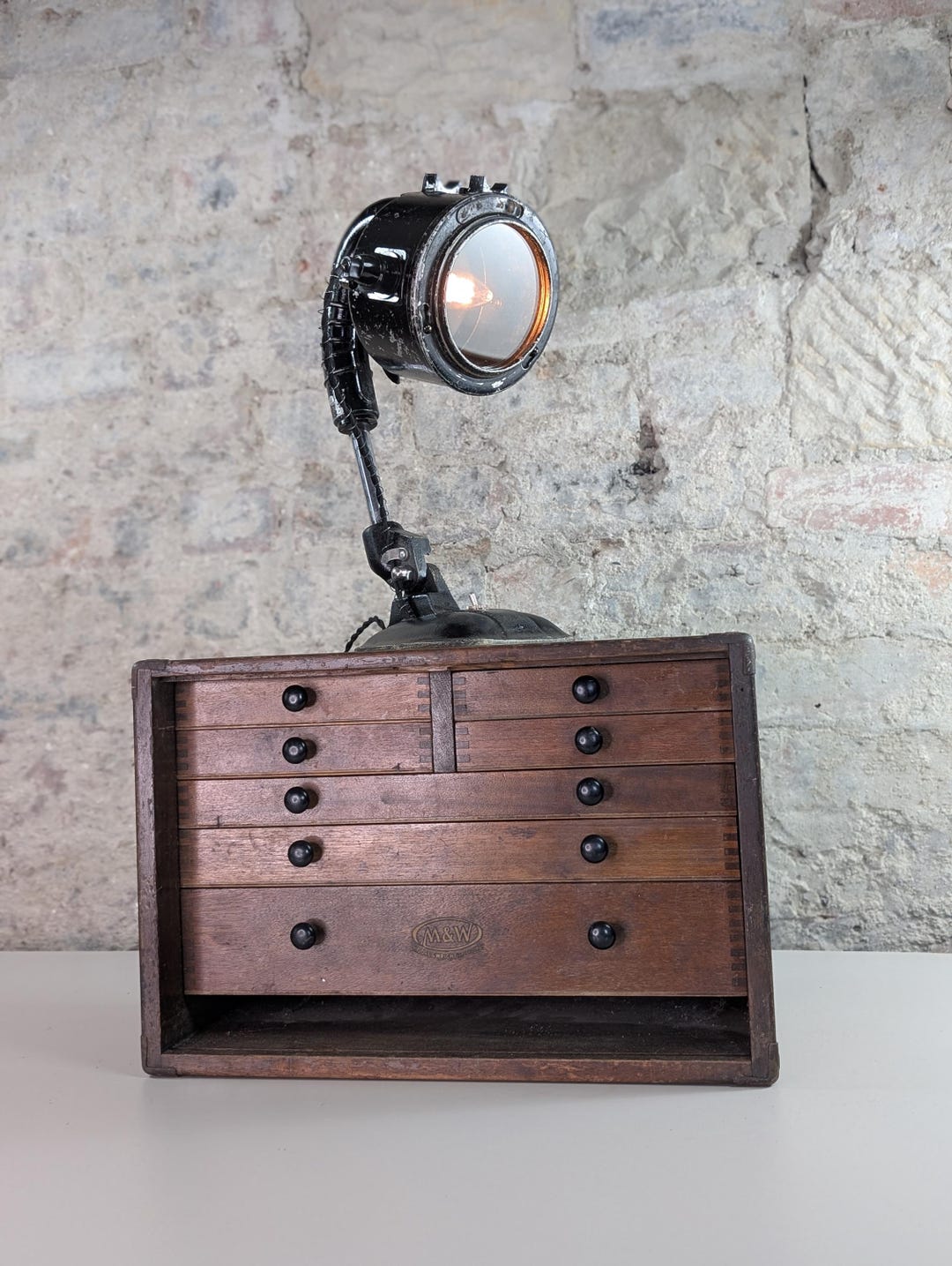 WW2 RAF /air Ministry Morse Code Signal Lamp up Cycled to A Table ...