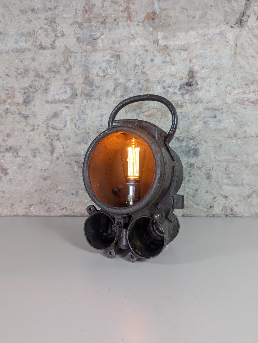 Antique Howes & Burley Birmingham Railway Lamp – Upcycled Industrial ...