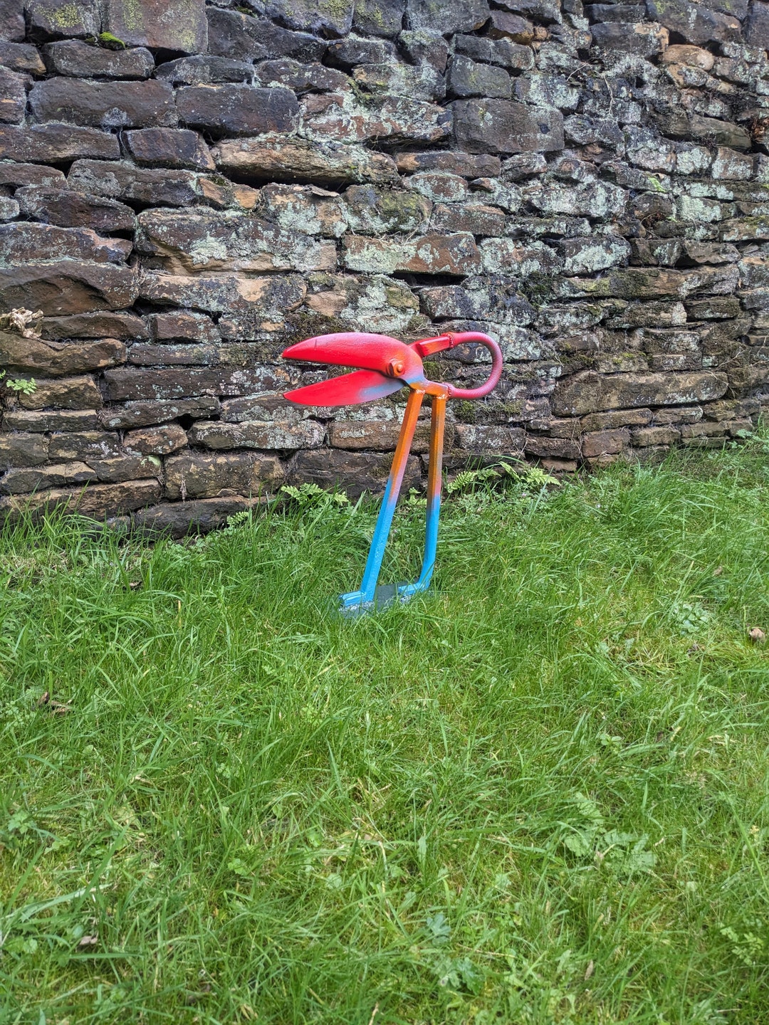 Funky Upcycled Junk Art Sculpture 'big Bird' - Etsy