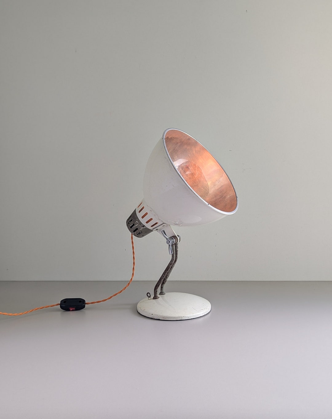 Vintage 1950s Pifco Infrapower Medical Heat Lamp Upcycled Into Table ...