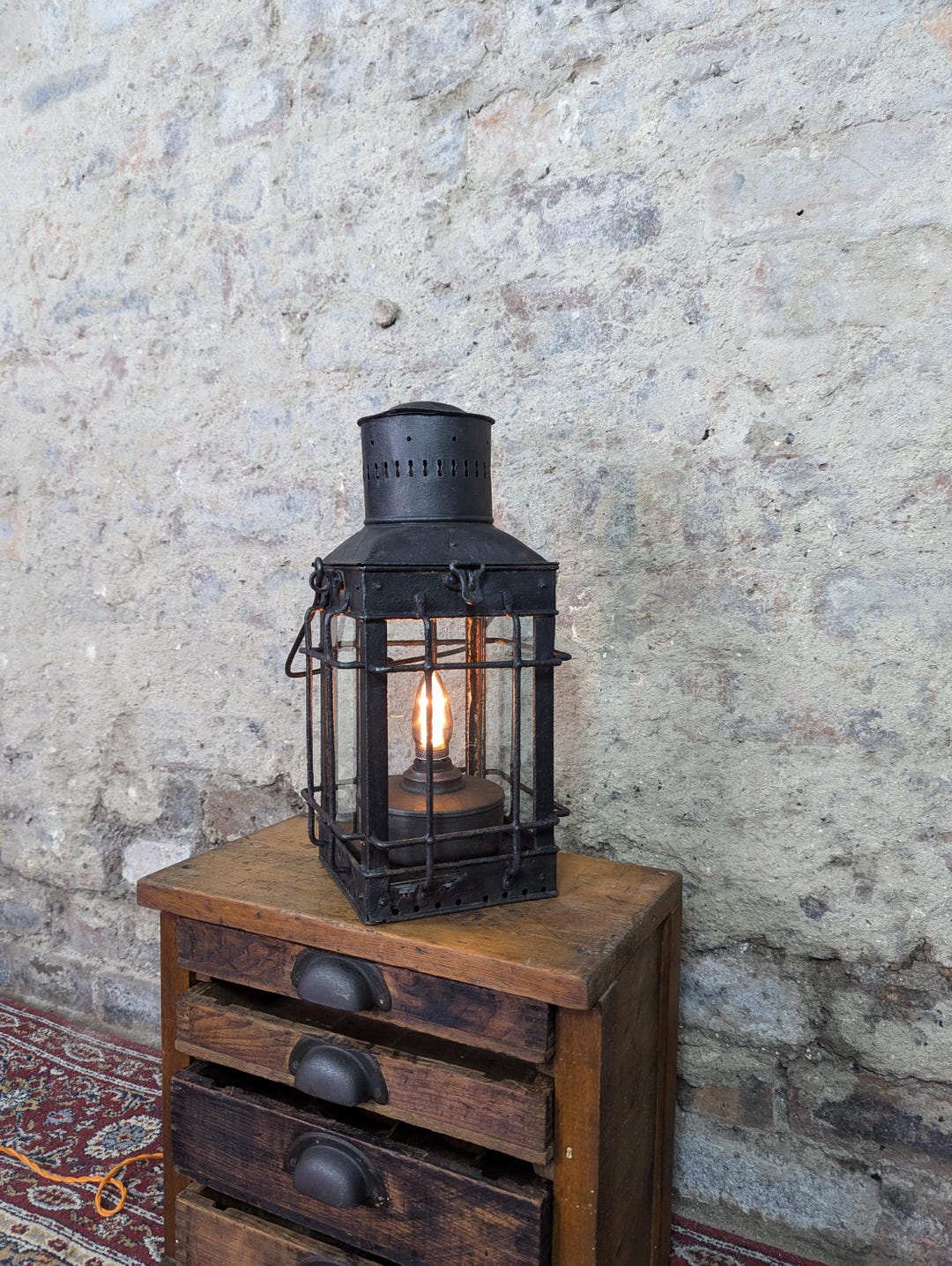 Antique Rare Upcycled James Hinks & Sons Makers Birmingham Table ...