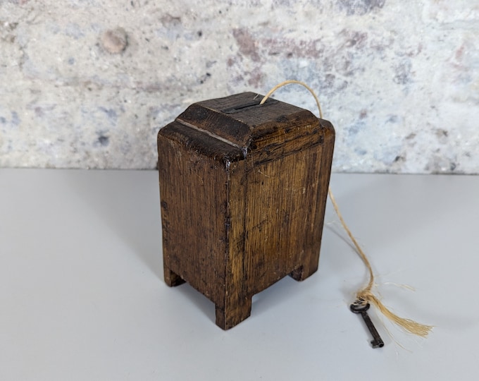 Antique Hard Wood Hand Made Money Box, Circa 1900s - Etsy