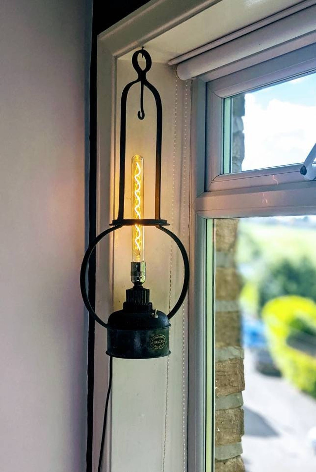 Antique Rare Upcycled James Hinks & Sons Makers Birmingham Table ...