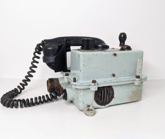 Vintage Sound Powered Ship Telephone Made in England | Etsy